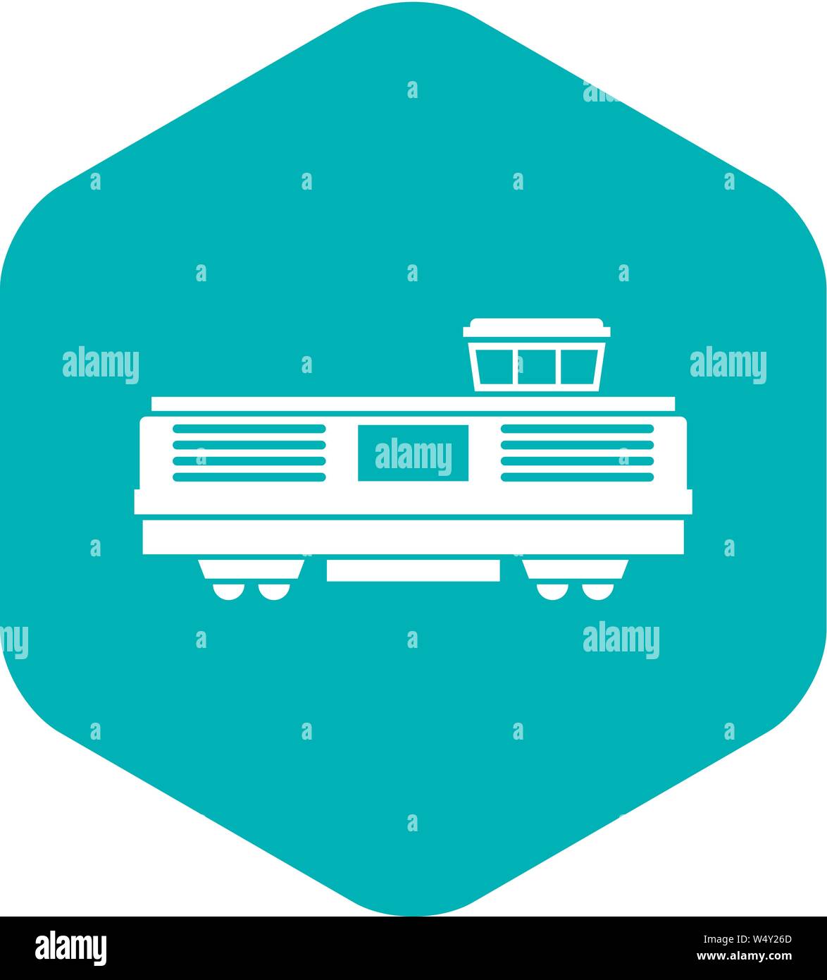 Freight train icon, simple style Stock Vector Image & Art - Alamy