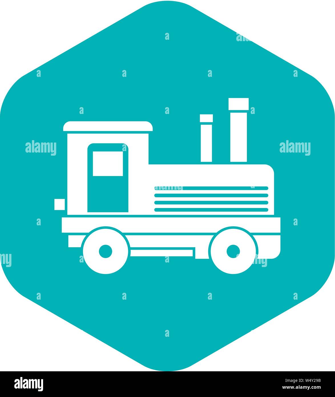 Locomotive icon, simple style Stock Vector Image & Art - Alamy