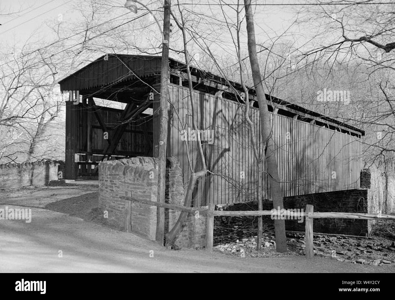 Covered Bridge, Thomas Mill Road (Spanning Wissahickon Creek ...