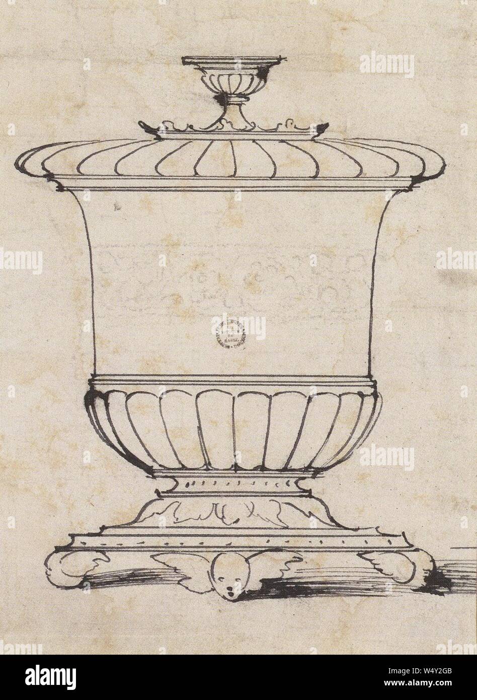 Covered Goblet, design by Hans Holbein the Younger Stock Photo - Alamy