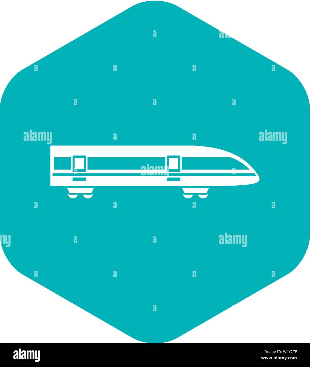 Modern high speed train icon, simple style Stock Vector Image & Art - Alamy