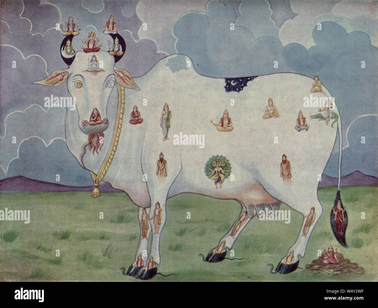Cow as a mother Stock Photo - Alamy