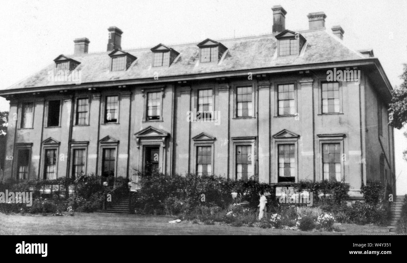 Cowick Hall c 1900 Stock Photo - Alamy