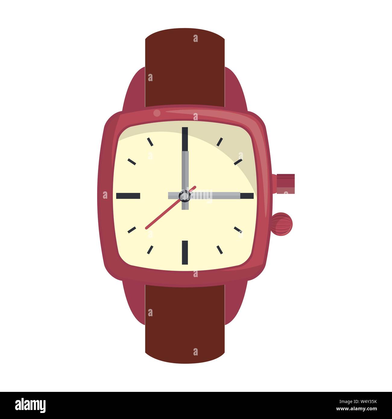time clock watch alarm cartoon Stock Vector Image & Art - Alamy