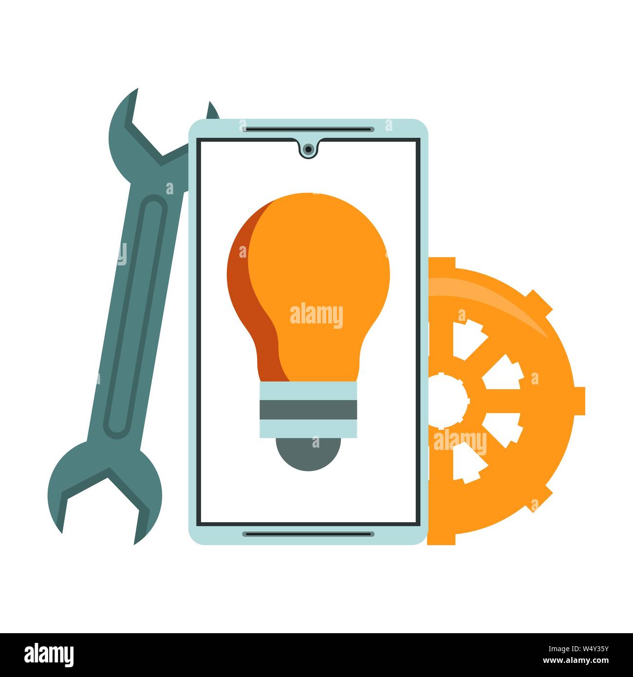 maintenance support technology web cartoon Stock Vector Image & Art - Alamy