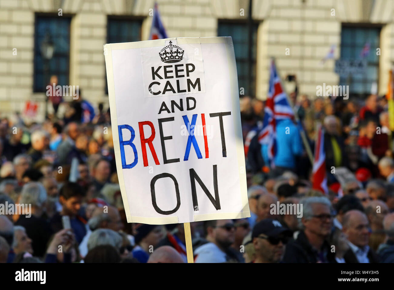 Pro brexit demonstration hi-res stock photography and images - Alamy