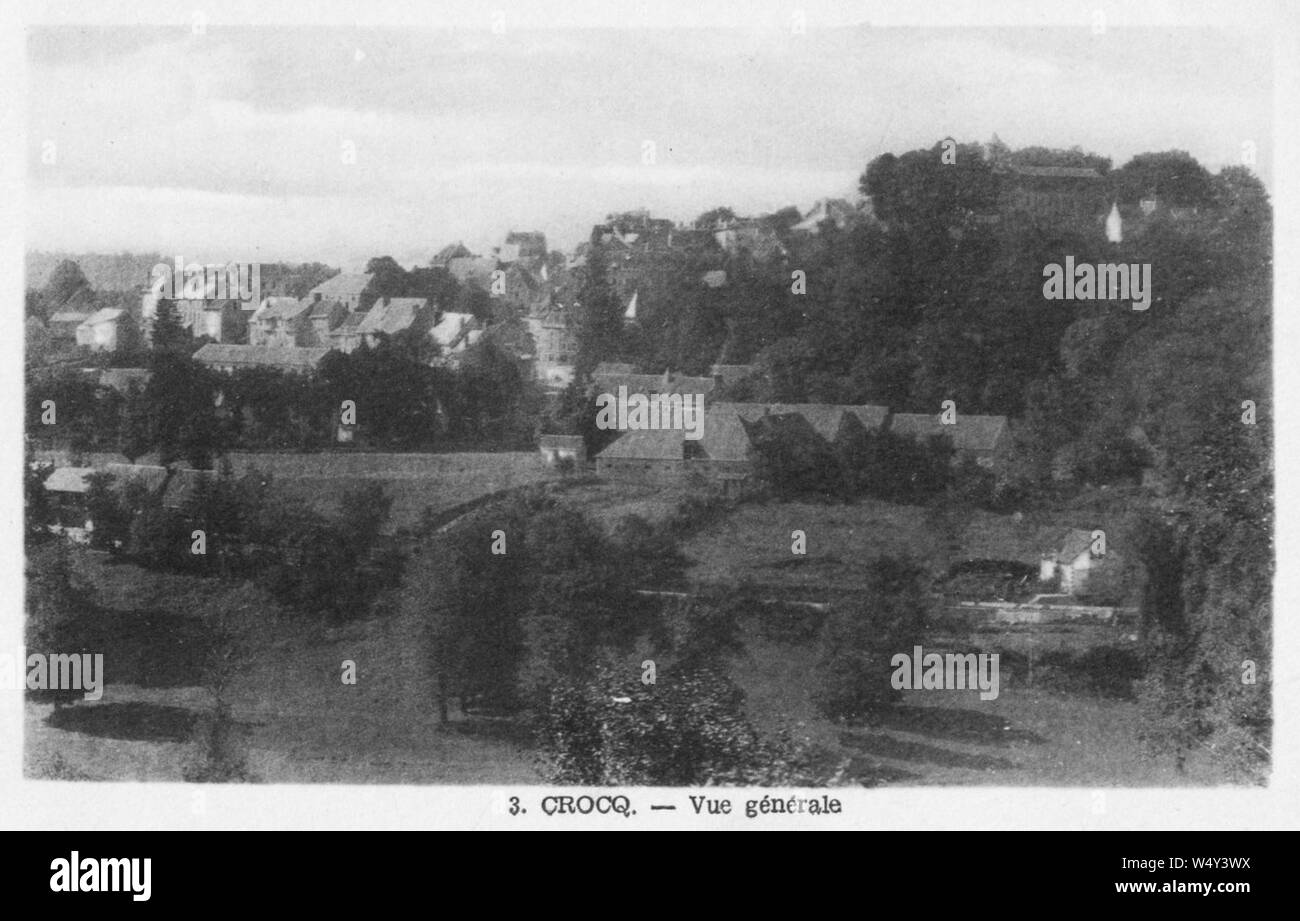 CP Crocq vue générale 2 Stock Photo - Alamy