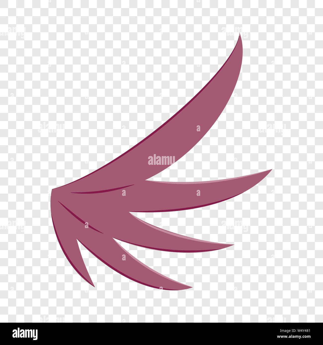 Bird wing icon, cartoon style Stock Vector Image & Art - Alamy