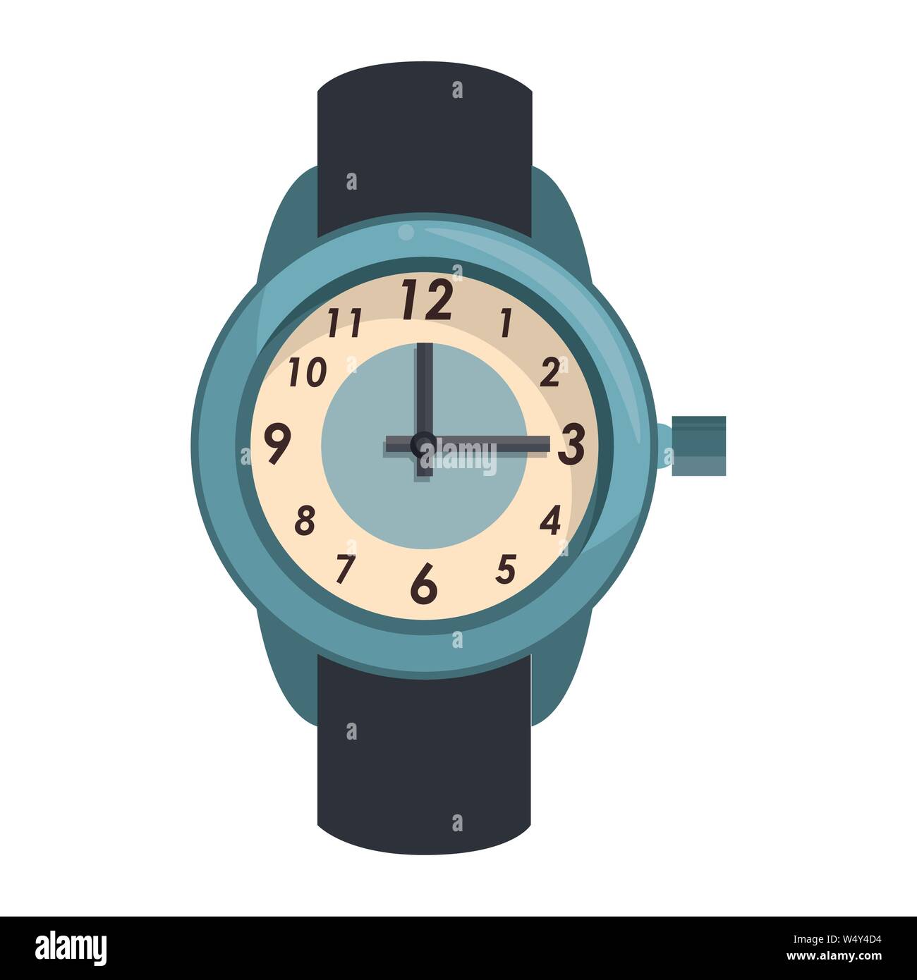 time clock watch alarm cartoon Stock Vector Image & Art - Alamy