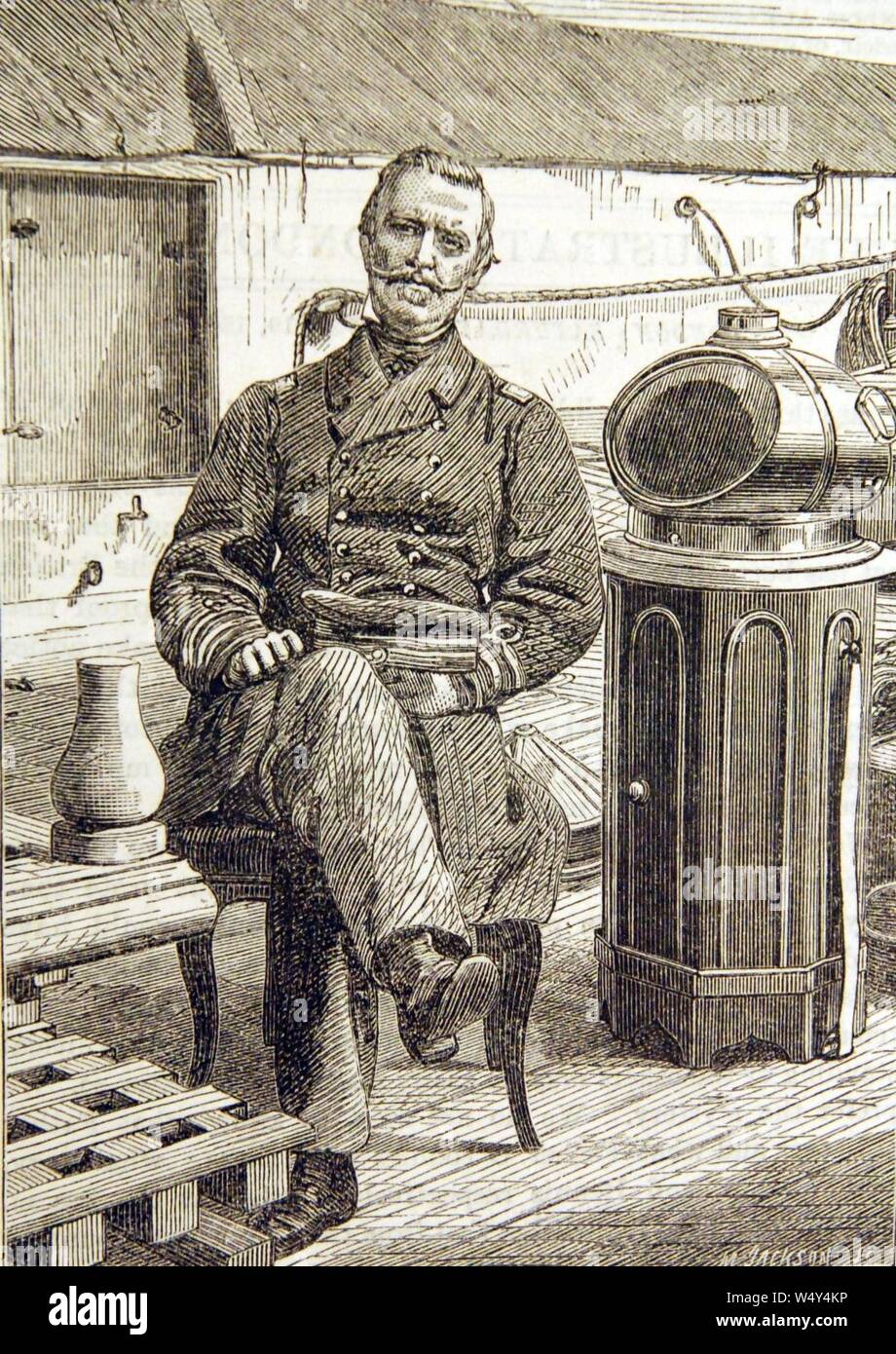 CPT Raphael Semmes, CSN, onboard CSS Alabama, trip to Capetown, South ...