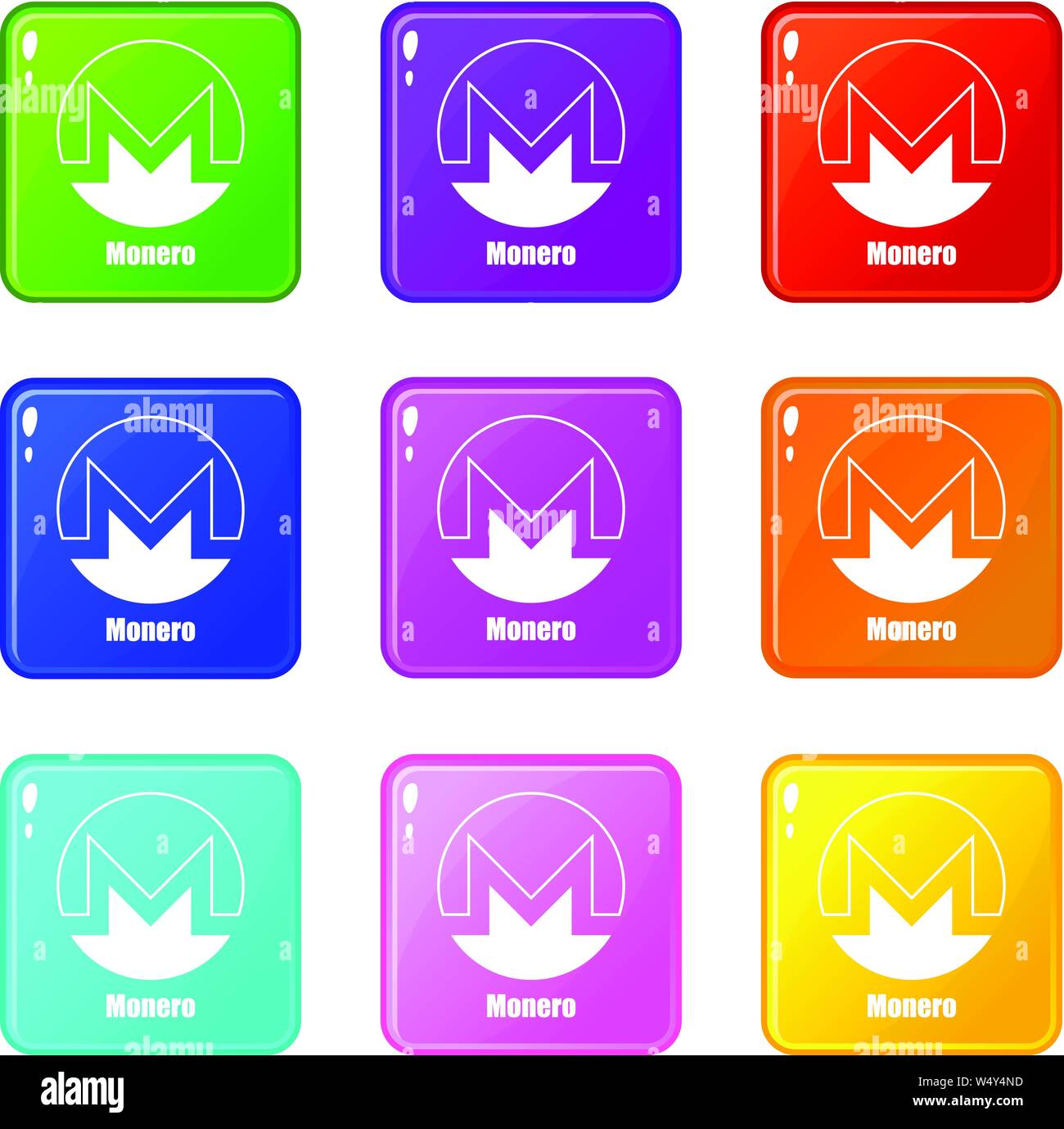 Monero logo Cut Out Stock Images & Pictures - Alamy