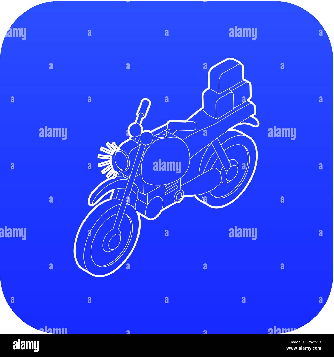Blue cargo bike Stock Vector Images - Alamy