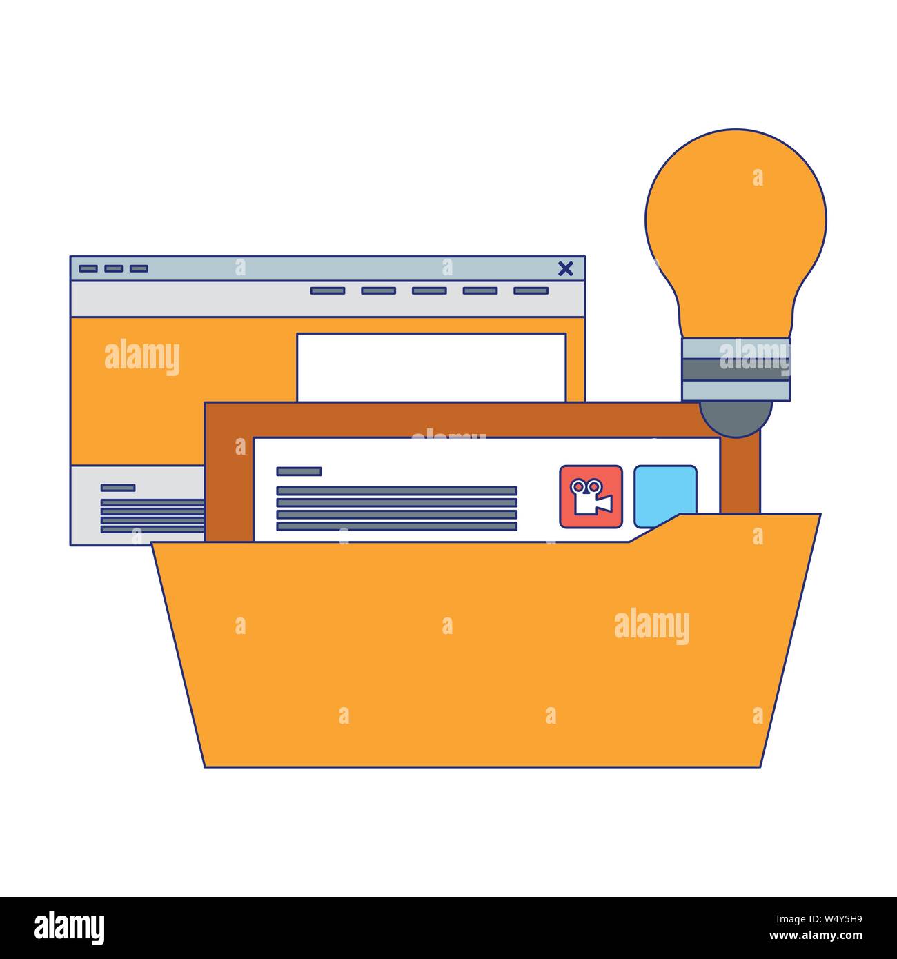 technology digital online modern cartoon Stock Vector Image & Art - Alamy
