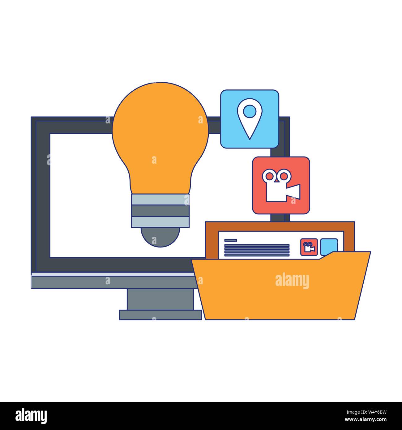maintenance support technology web cartoon Stock Vector Image & Art - Alamy