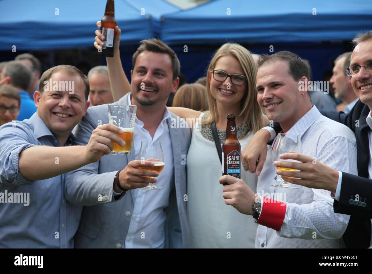 Craft Beer Promotion at the Ambassador's Residence Stock Photo - Alamy