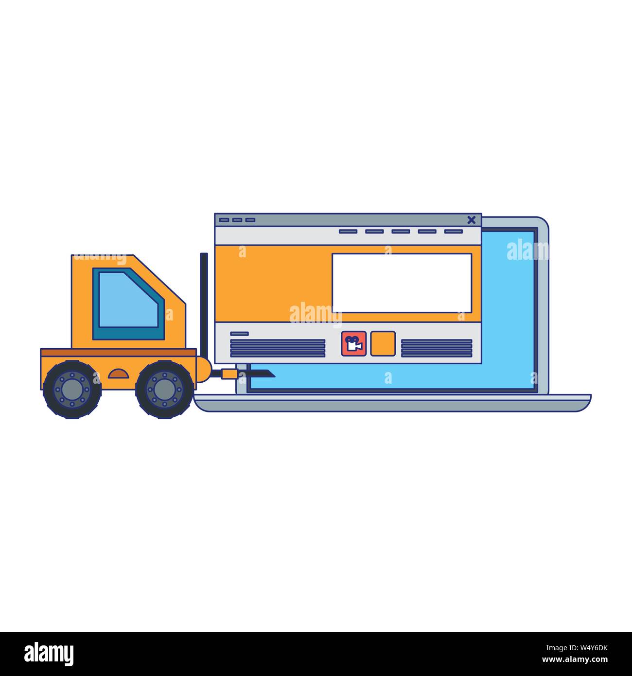 maintenance support technology web cartoon Stock Vector Image & Art - Alamy