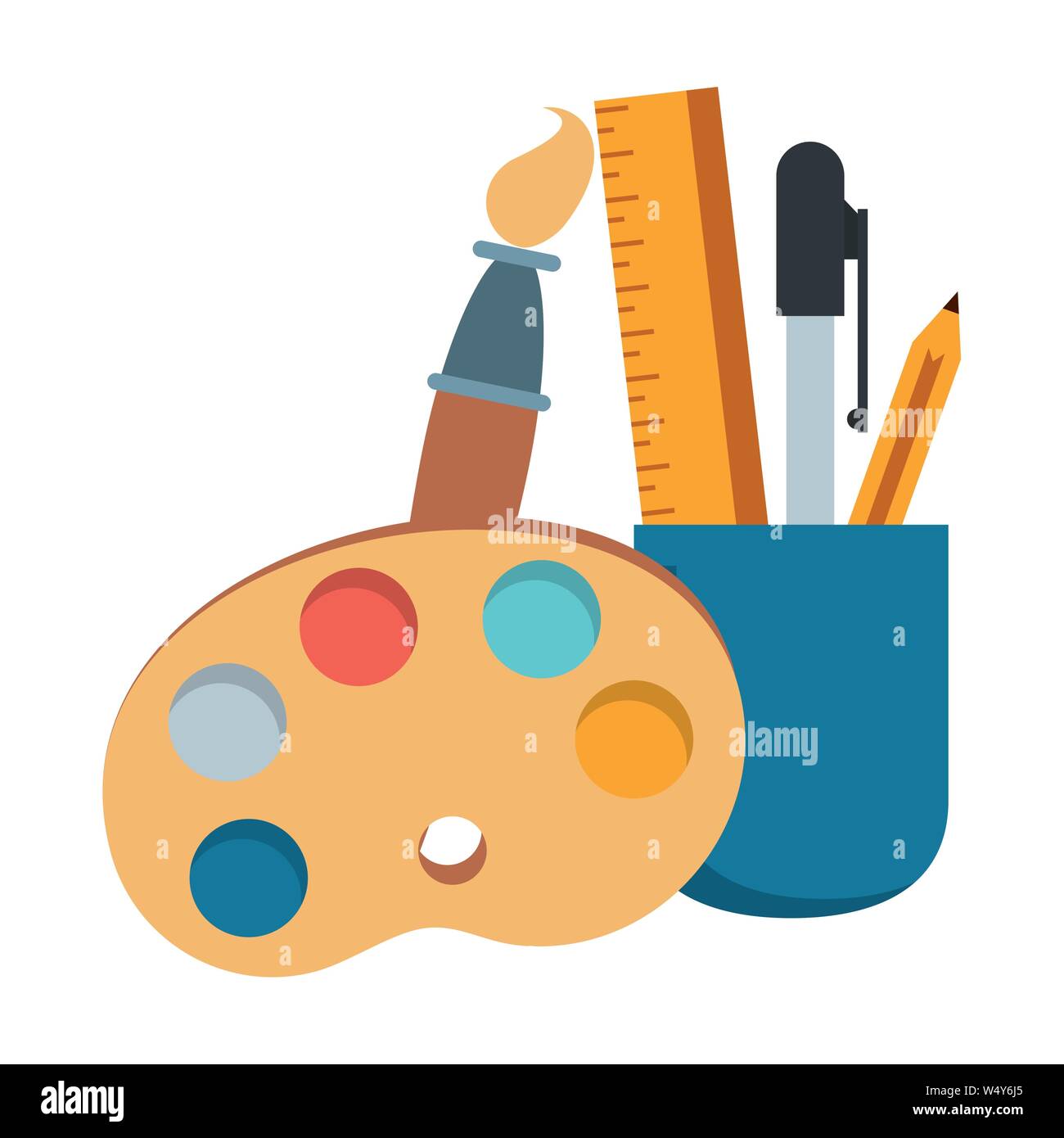 education school work tool cartoon Stock Vector Image & Art - Alamy