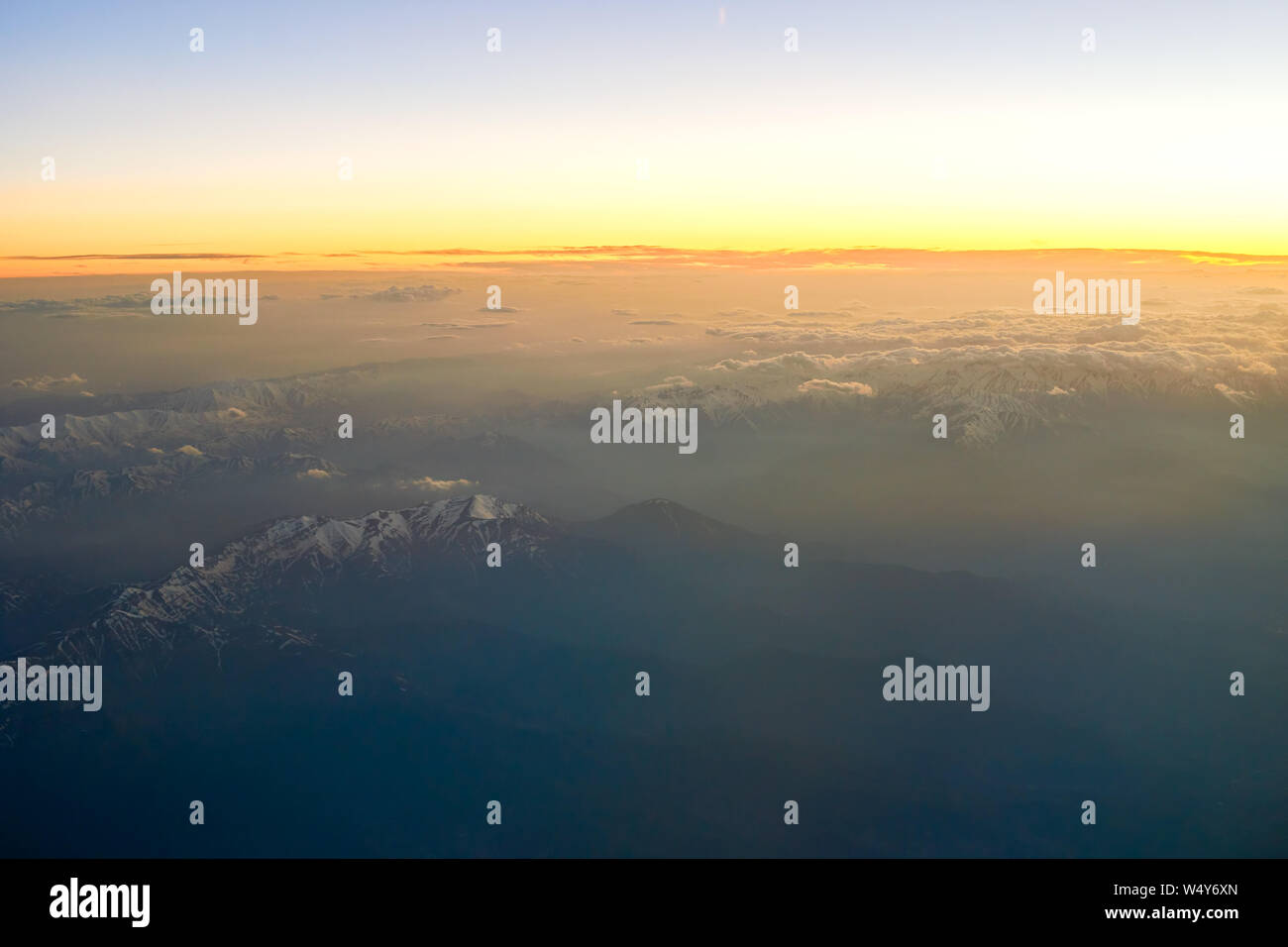 Aerial view from a jet aircraft Stock Photo - Alamy