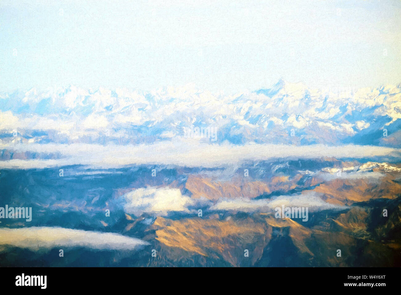 Aerial view from a jet aircraft Stock Photo - Alamy