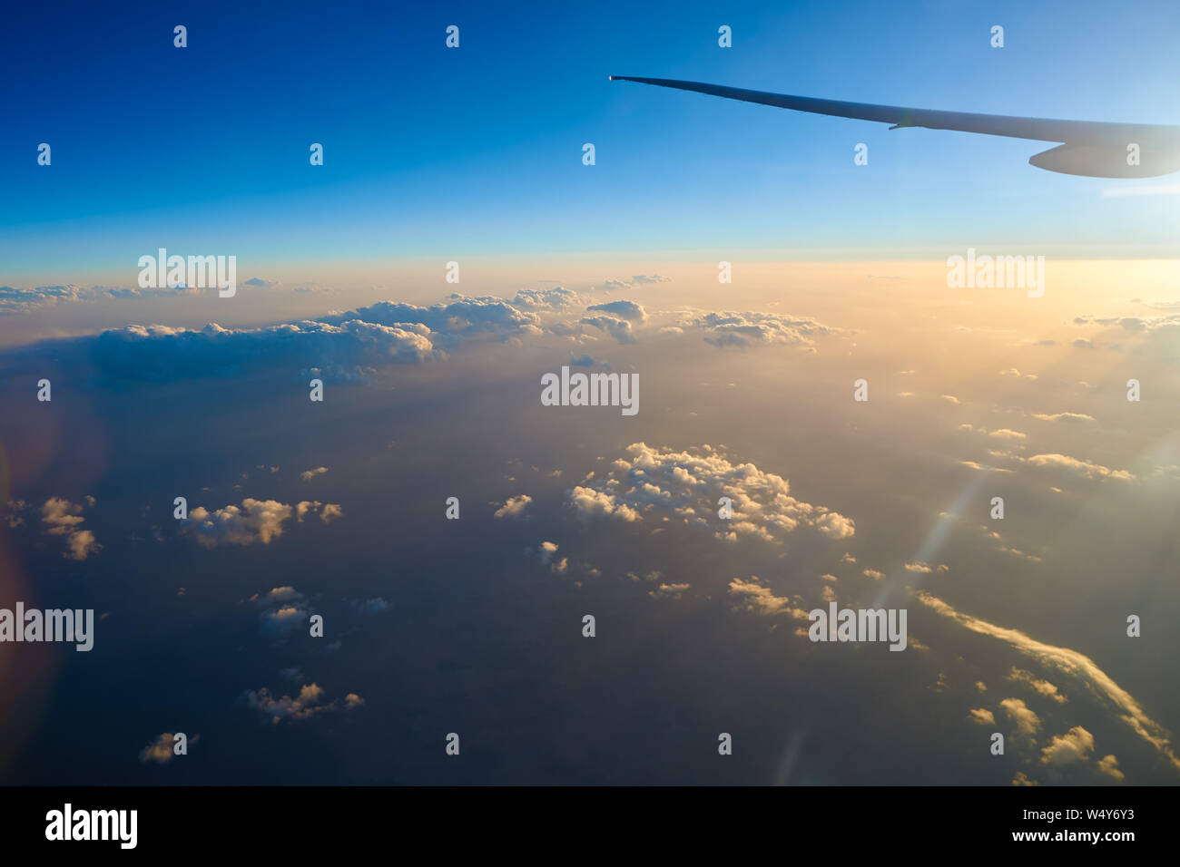 Aerial view from a jet aircraft Stock Photo - Alamy
