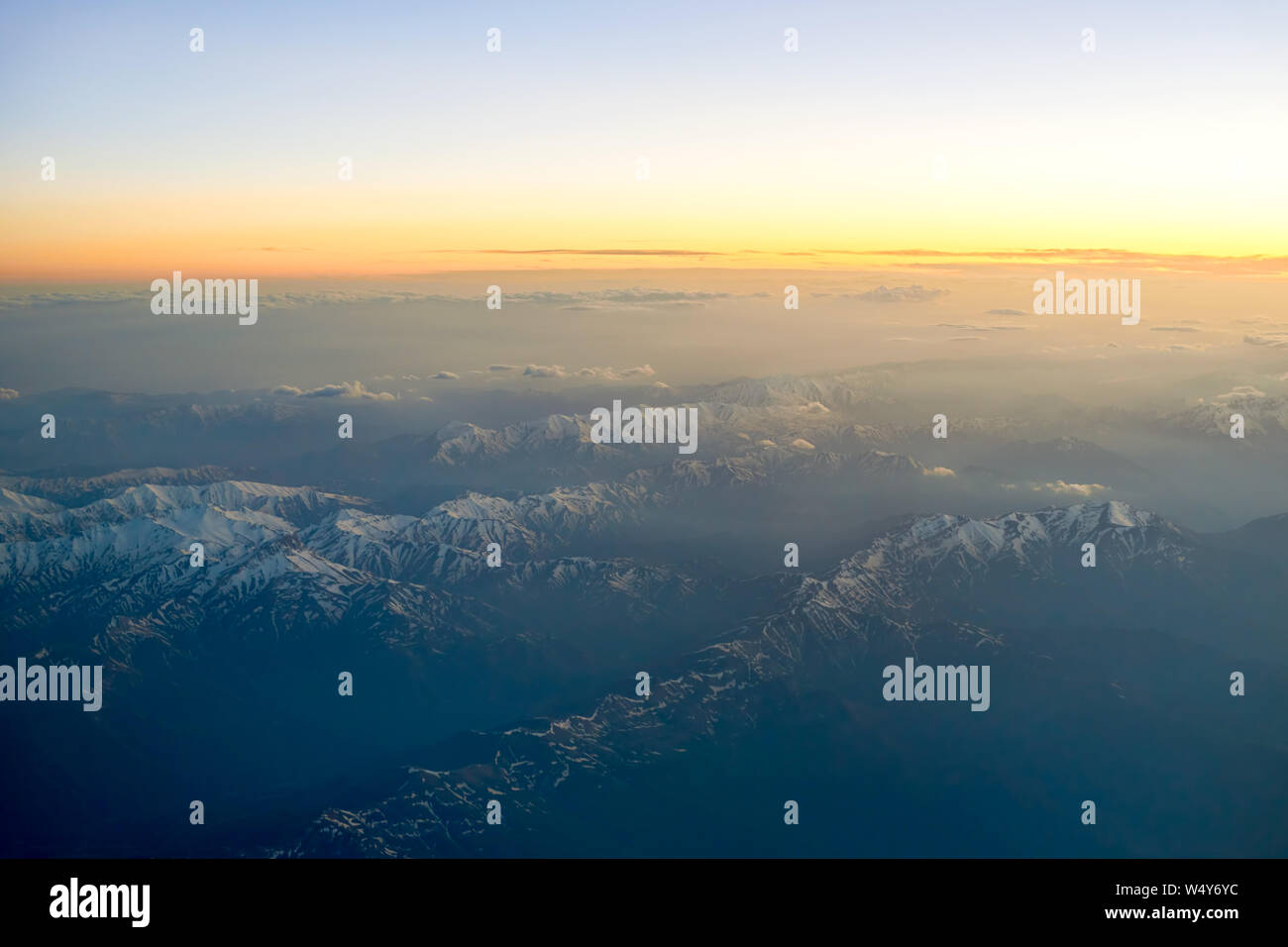 Aerial view from a jet aircraft Stock Photo - Alamy