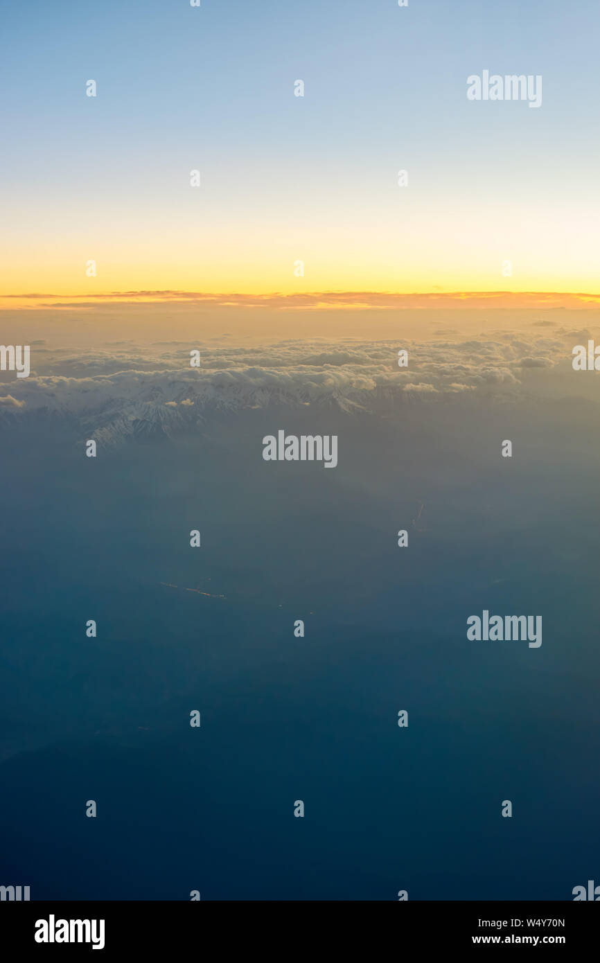 Aerial view from a jet aircraft Stock Photo - Alamy