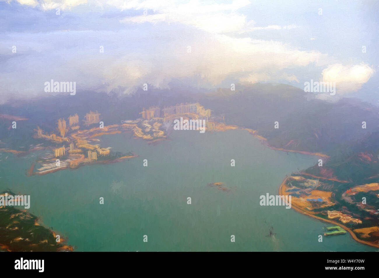 Aerial view from a jet aircraft Stock Photo - Alamy