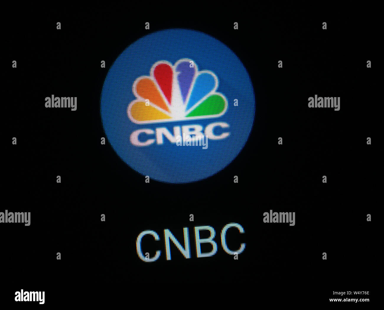 Cnbc screen hi-res stock photography and images - Alamy