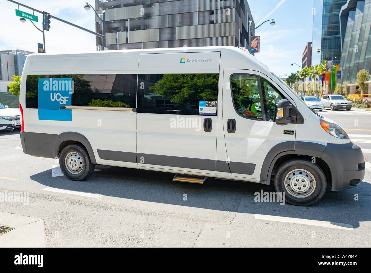 Electric zero emission shuttle van hi-res stock photography and images ...