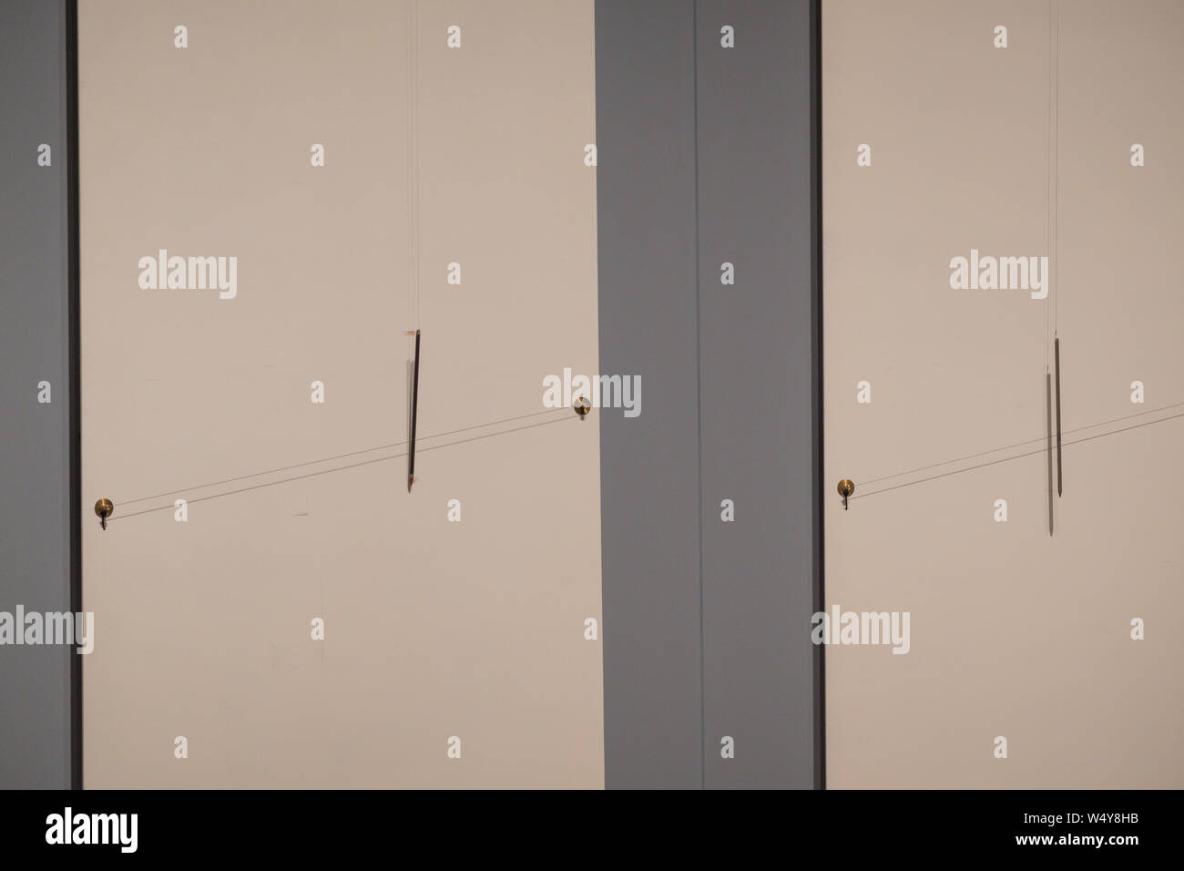 Magnetised artistic music room creating soundscape from monolith and ...