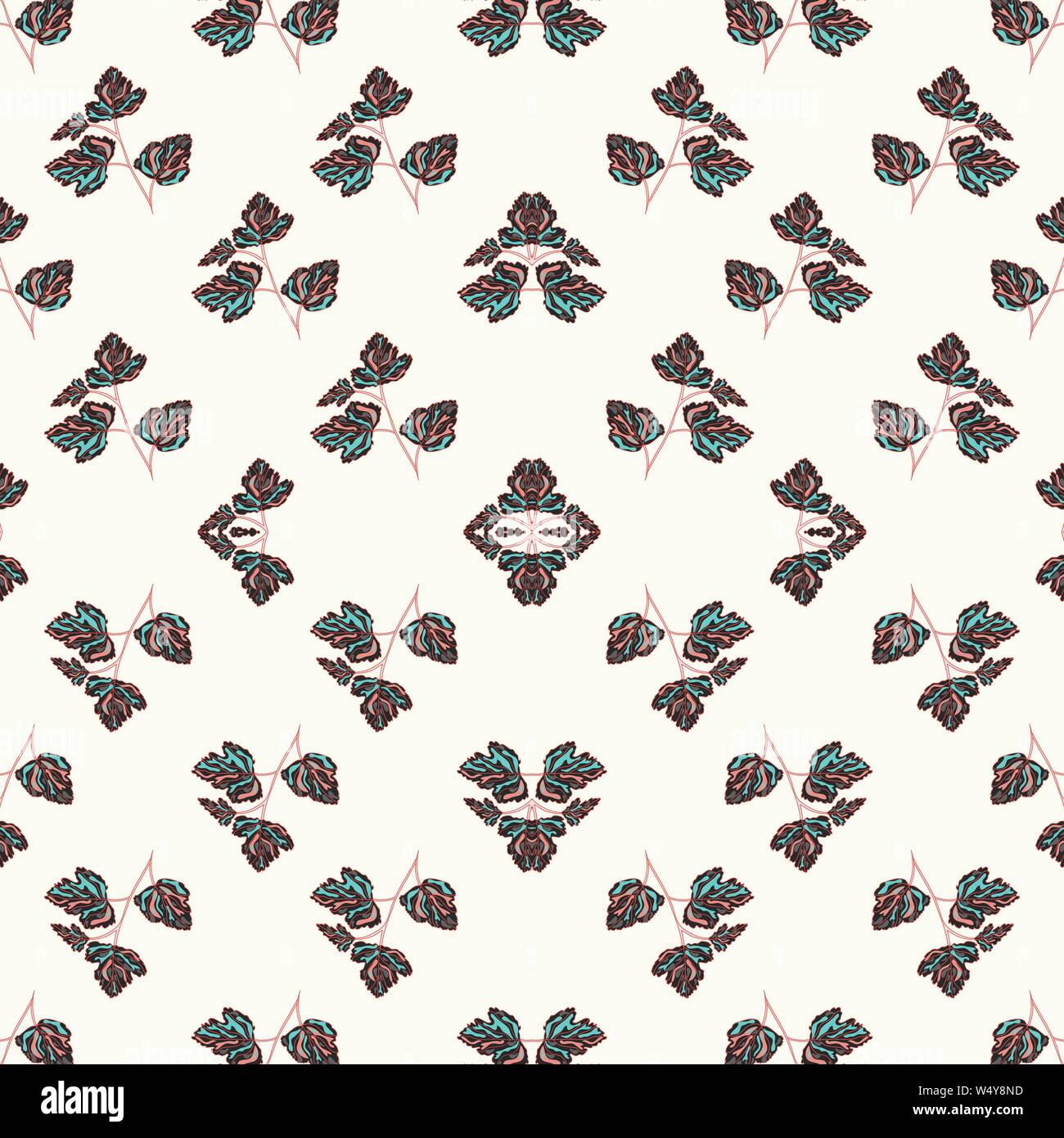 beautiful colored leaves of the trees on a light background vector ...