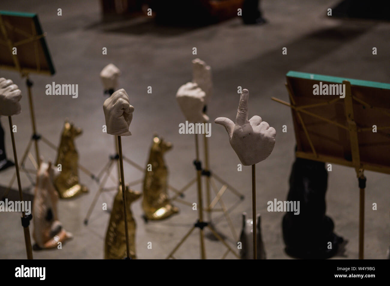 Finger Pointing Sculpture High Resolution Stock Photography and Images ...