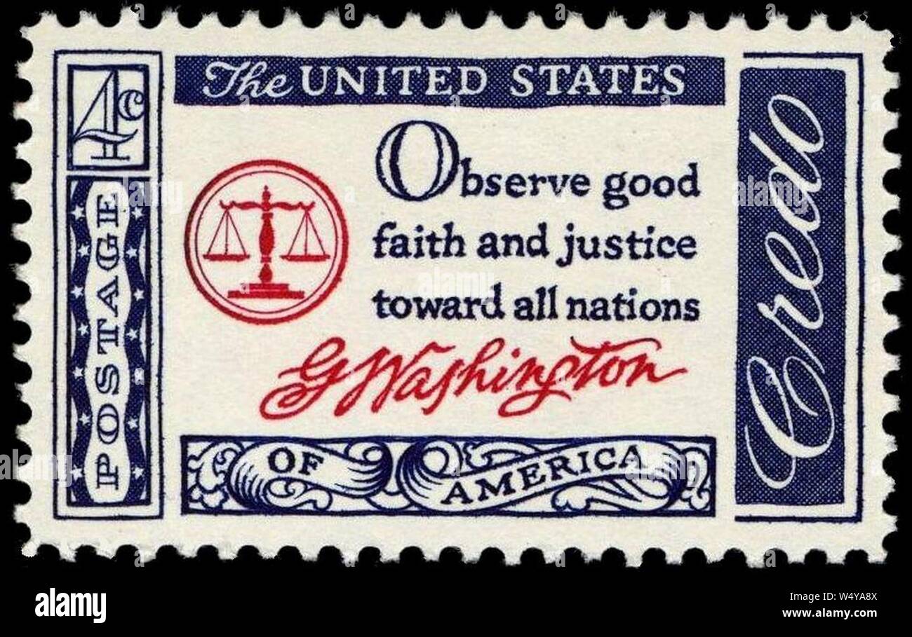 Credo G Washington Stock Photo - Alamy