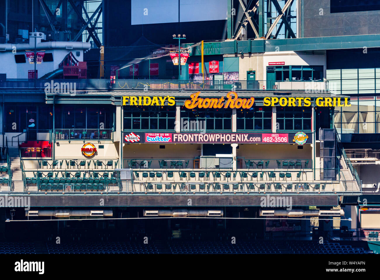 Baseball press box hi-res stock photography and images - Alamy