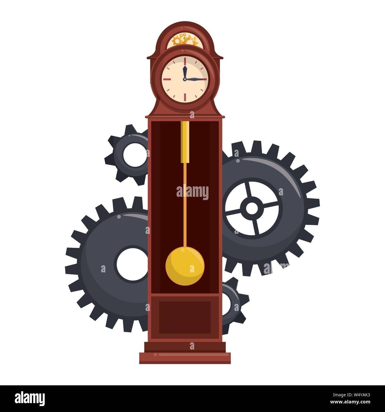time clock watch alarm cartoon Stock Vector Image & Art - Alamy
