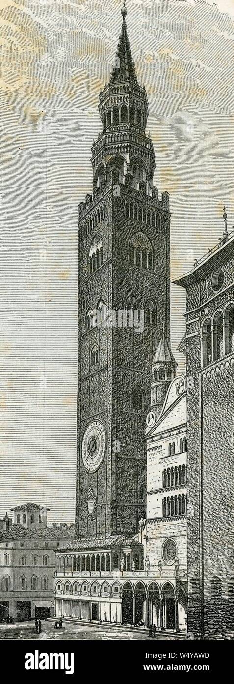 Cremona torre Maggiore o Torrazzo Stock Photo - Alamy