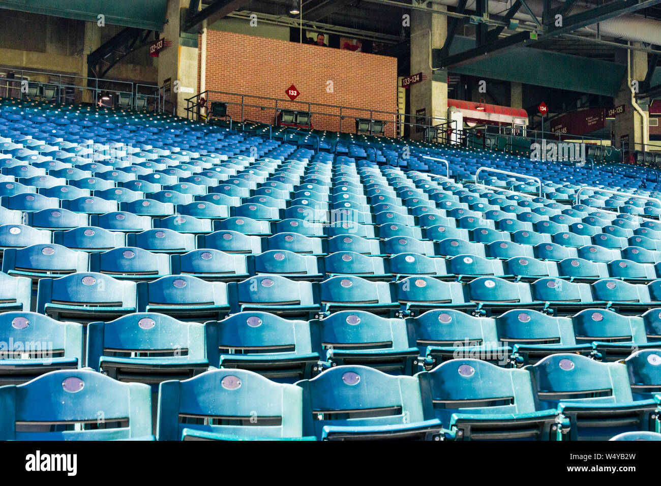 Chase Field Diamondbacks seating Stock Photo - Alamy