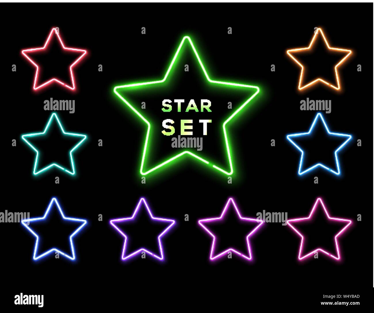 Neon star hi-res stock photography and images - Alamy