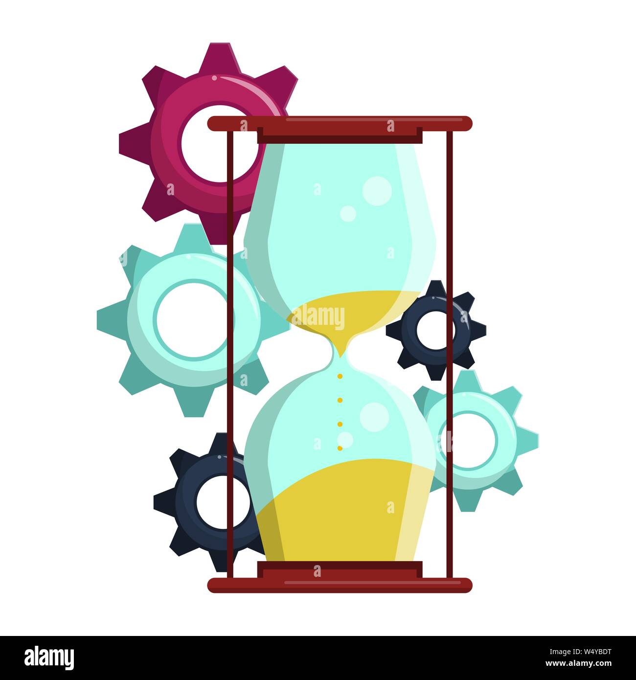time clock watch alarm cartoon Stock Vector Image & Art - Alamy