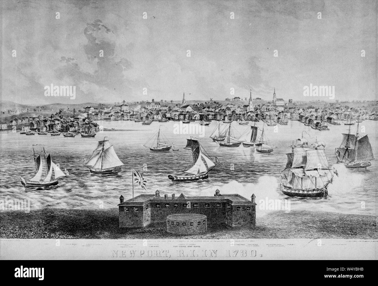 Rhode island 1700s hi-res stock photography and images - Alamy