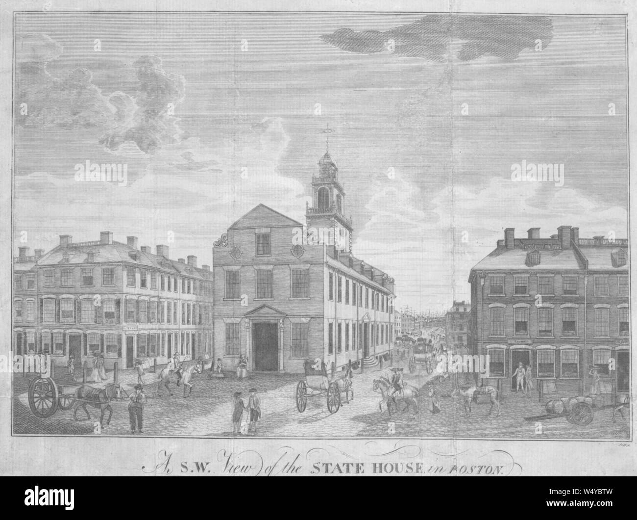 Boston 1700s hi-res stock photography and images - Alamy