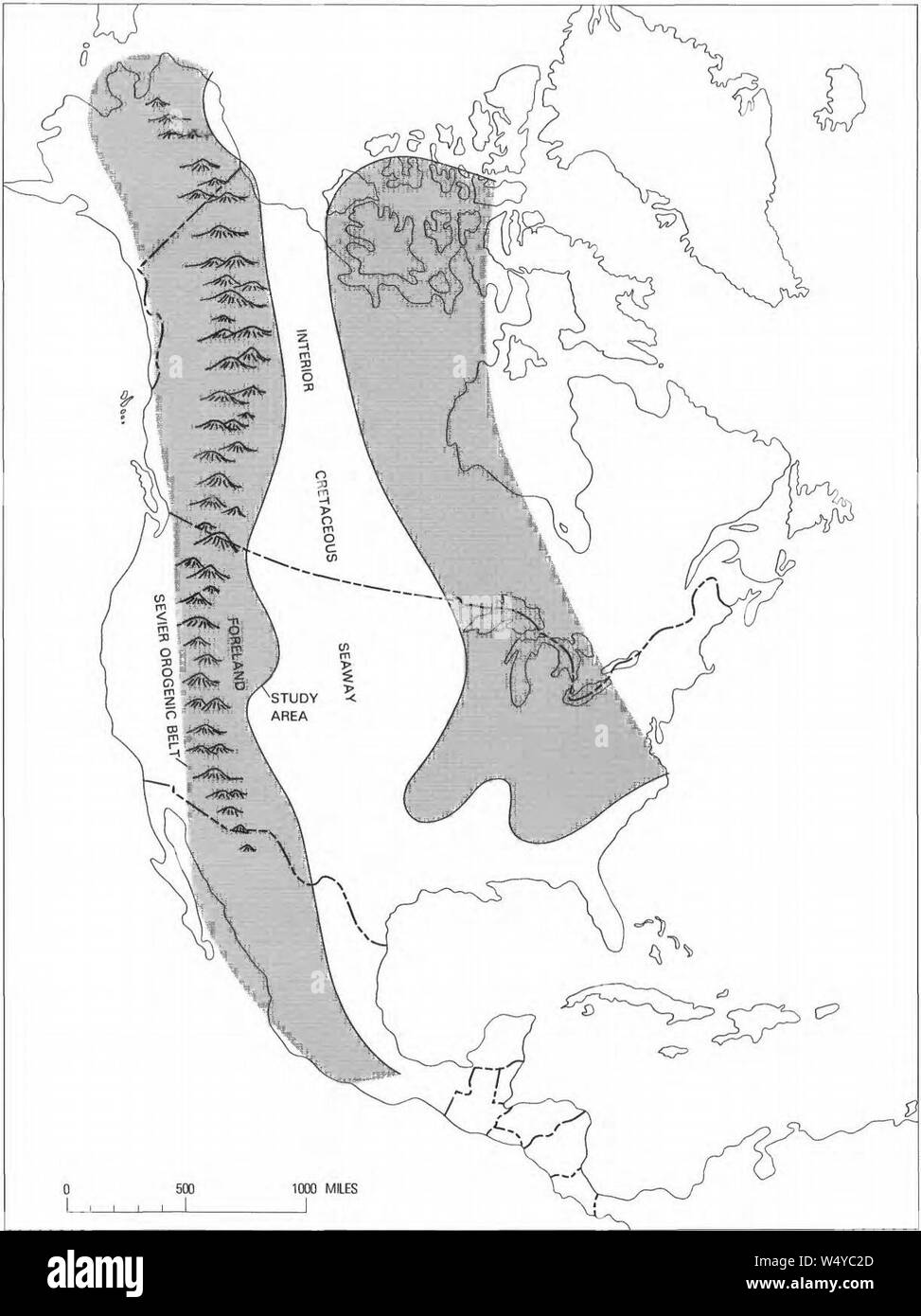 Cretaceous Seaway H. W., Roehler Stock Photo - Alamy