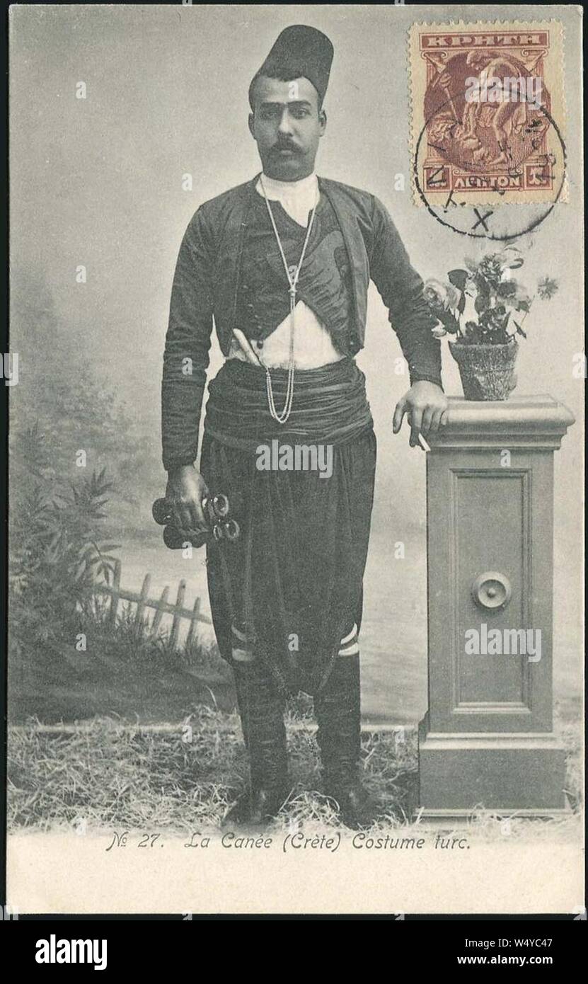 Crete Costume La Canee Stock Photo - Alamy