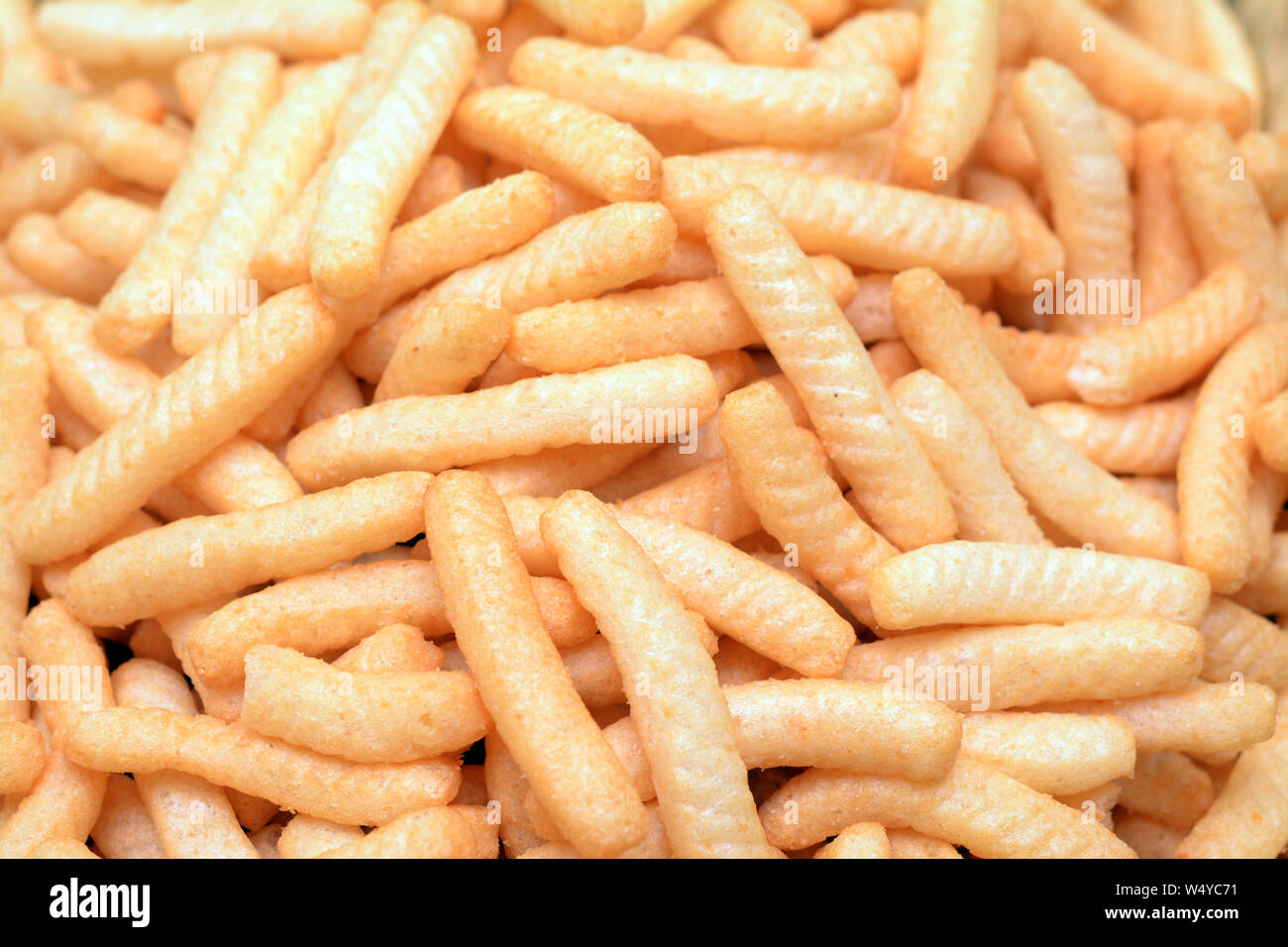 a group crunchy snack for background Stock Photo - Alamy