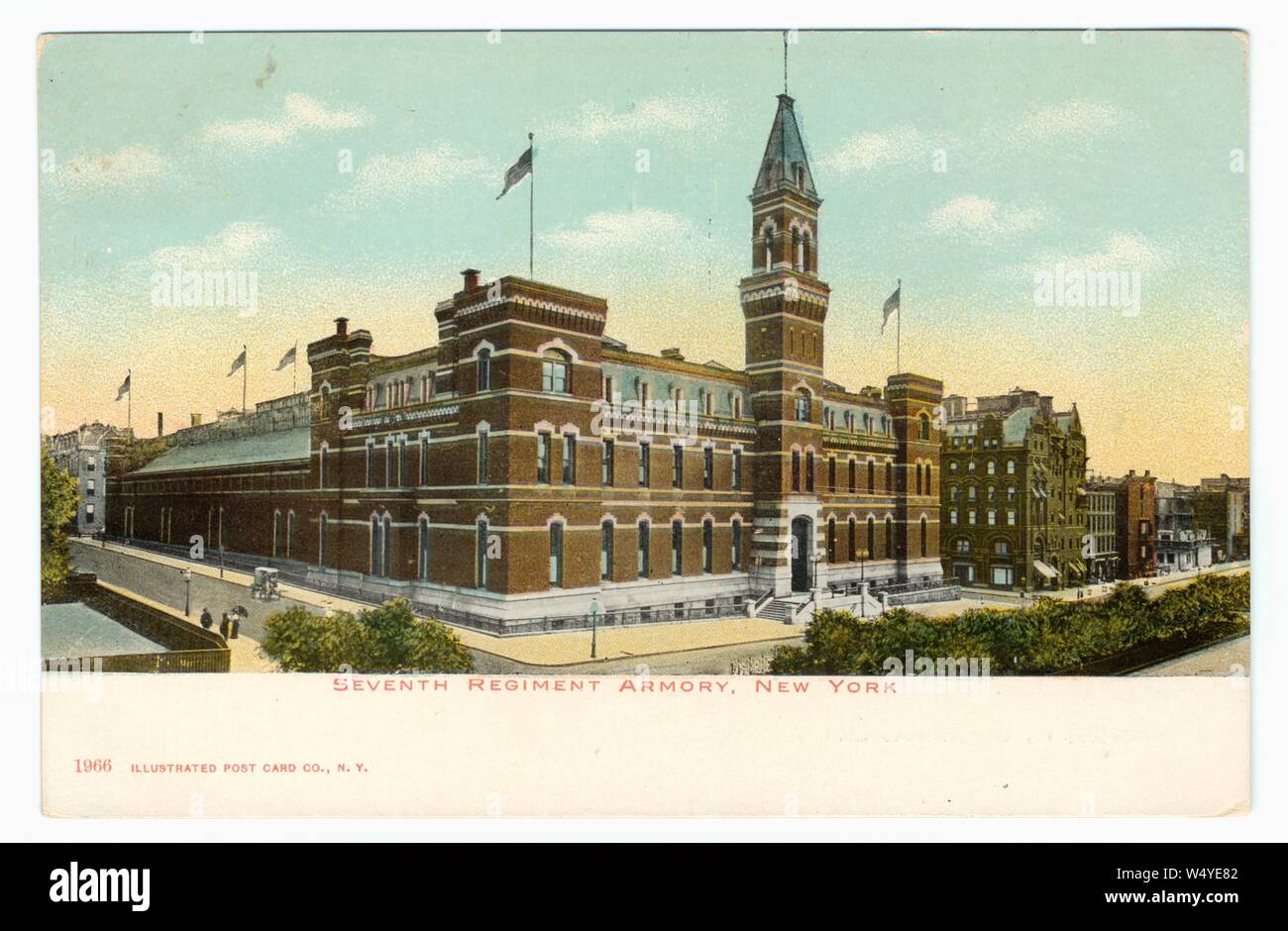 Postcard of the seventh regiment armory hi-res stock photography and ...