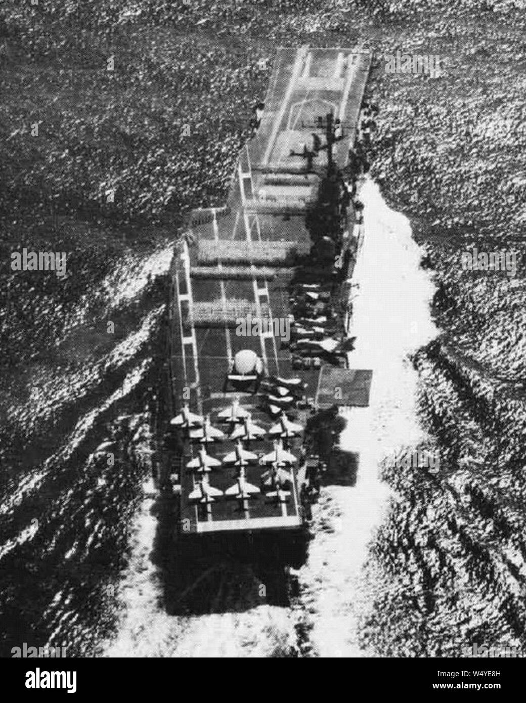Crew muster aboard USS Intrepid (CVS-11), in 1967 Stock Photo - Alamy
