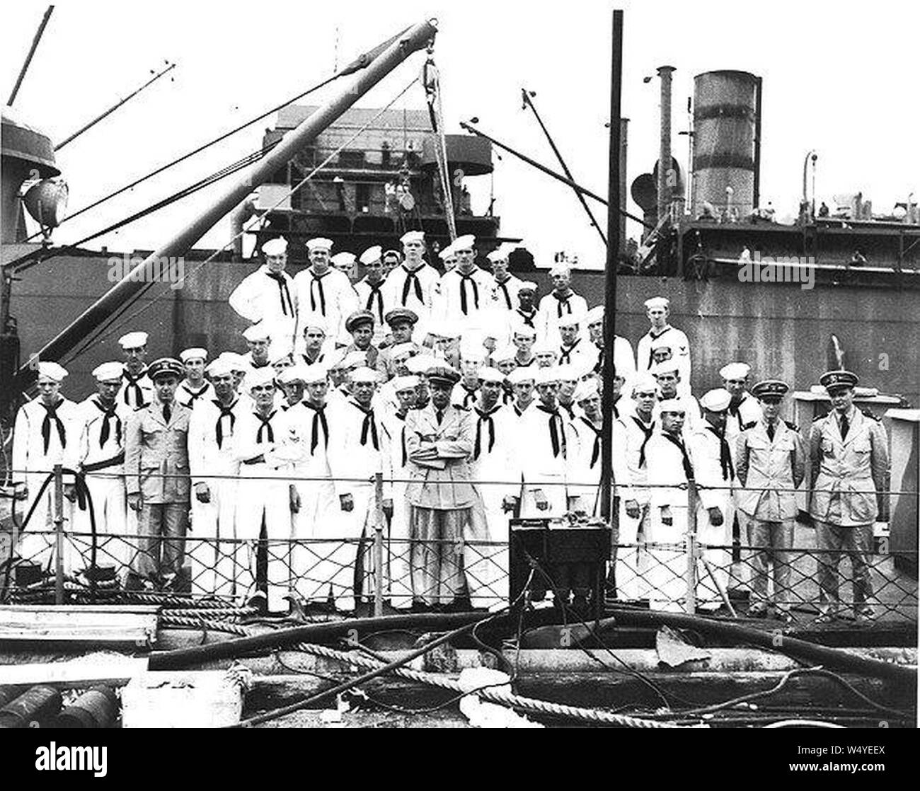 Crew of the USS PC-552 Stock Photo - Alamy