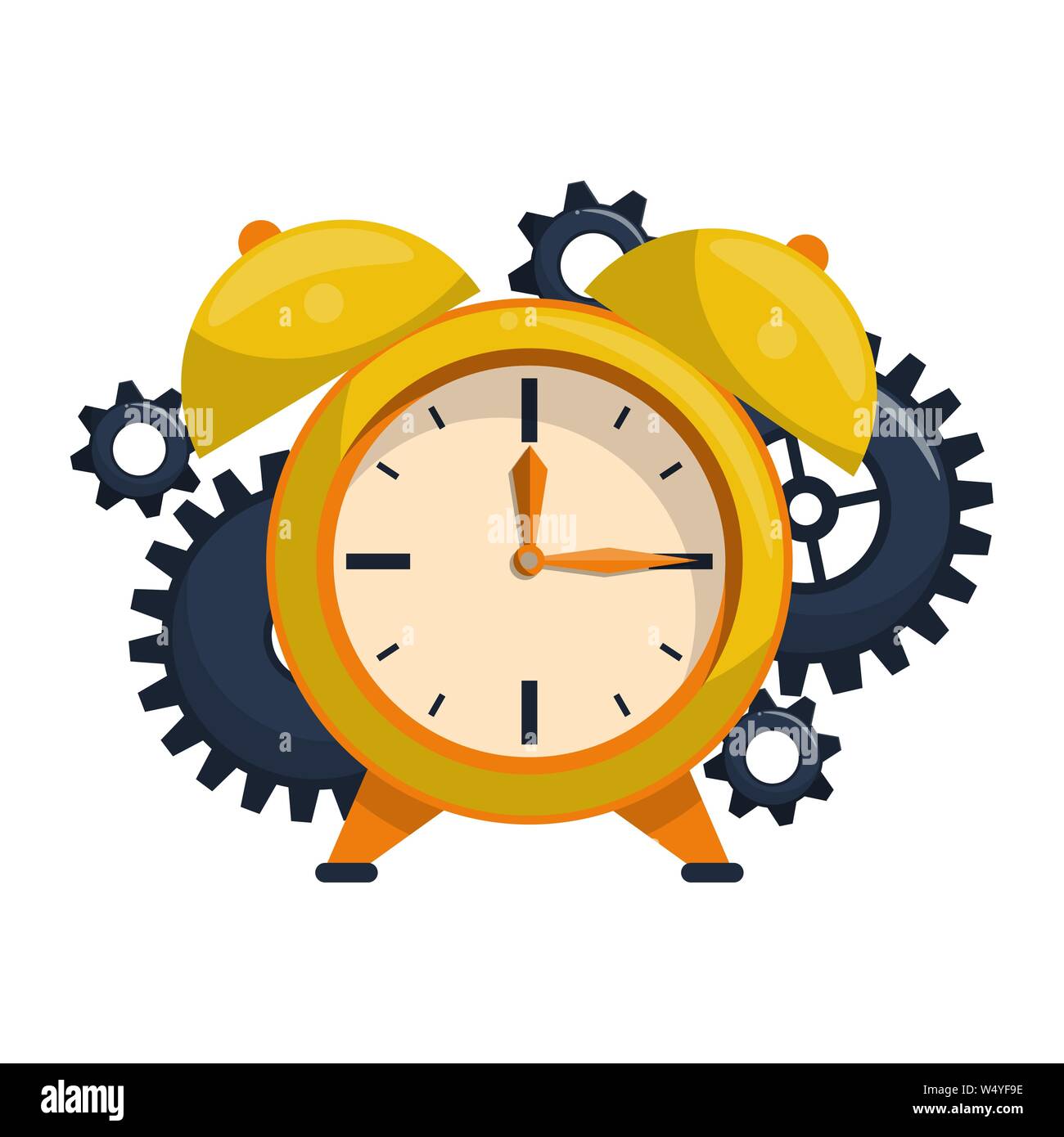 time clock watch alarm cartoon Stock Vector Image & Art - Alamy
