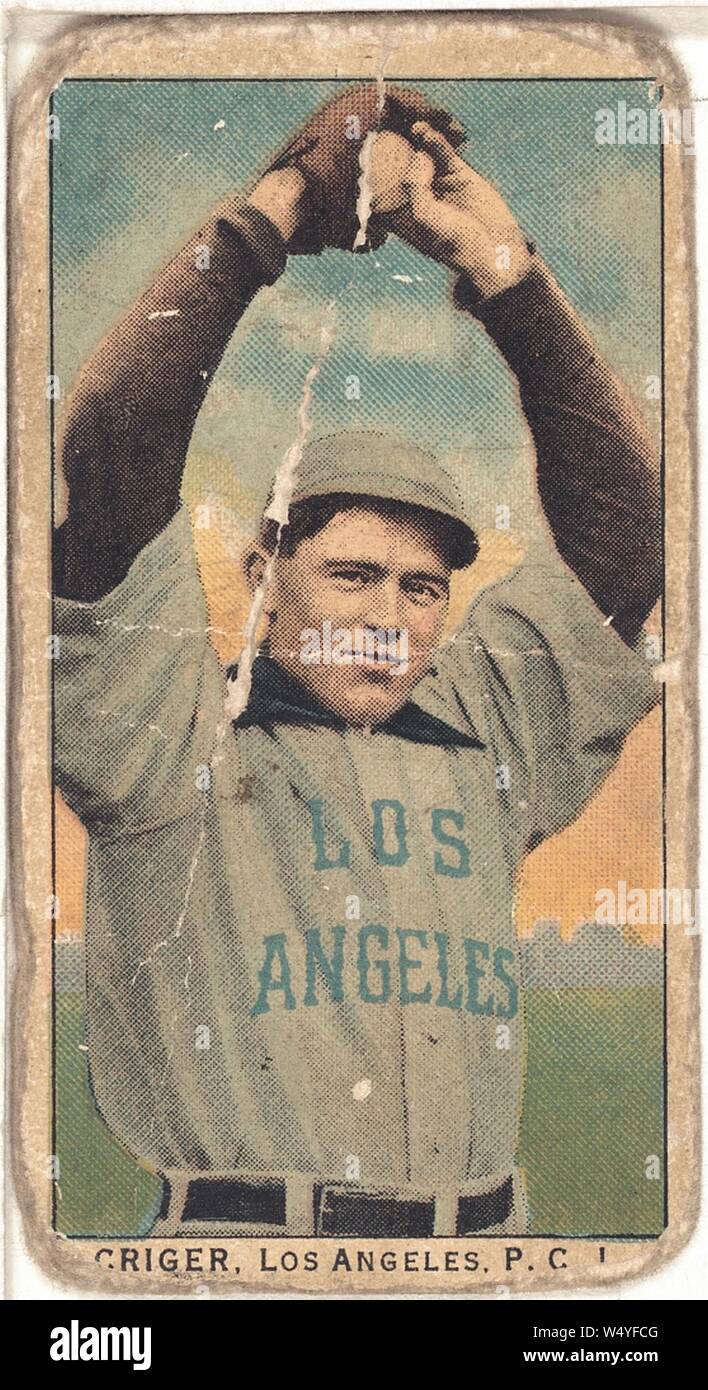 Criger, Los Angeles Team, baseball card portrait Stock Photo - Alamy