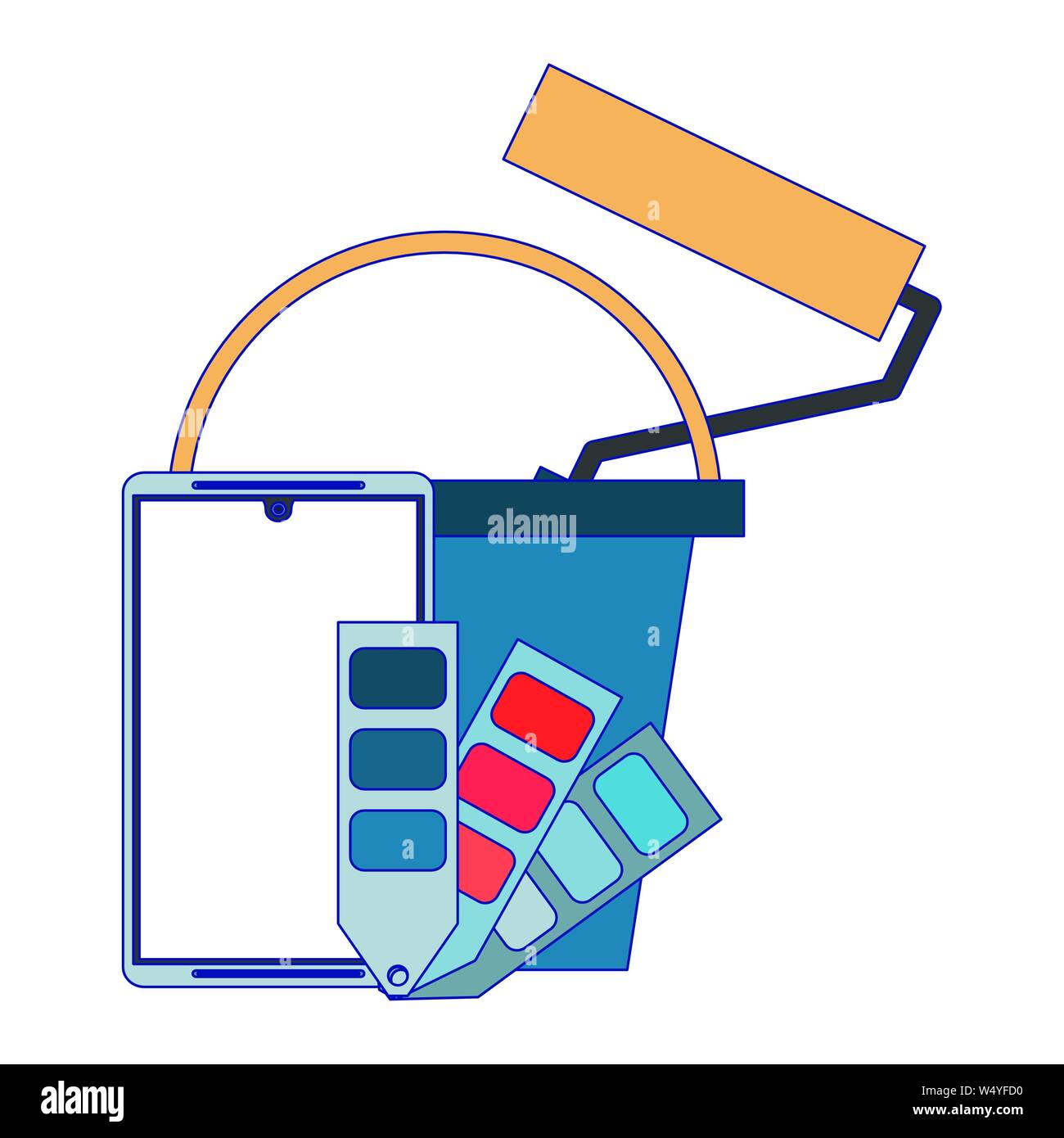 maintenance support technology web cartoon Stock Vector Image & Art - Alamy